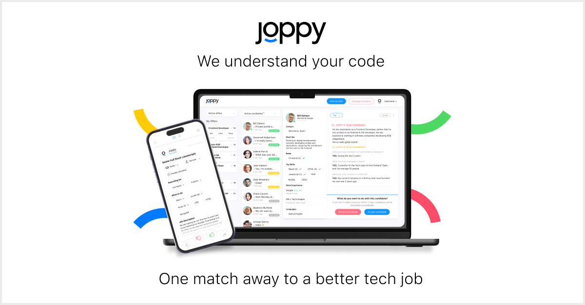 Joppy - The job platform for techies by techies